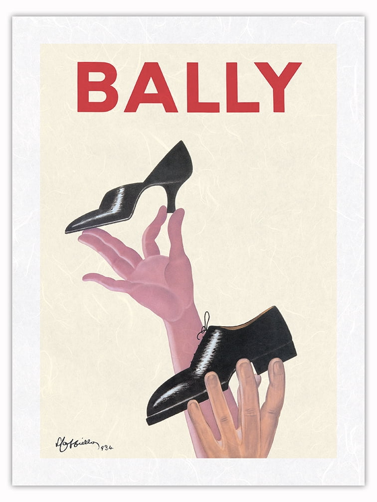 Bally Brand Shoes - Vintage Advertising Poster by Leonetto Cappiello c ...