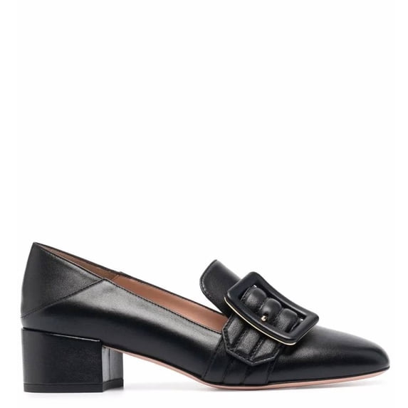 Bally Janelle Buckle Leather Pumps, Brand Size 39 ( US Size 8.5 ...