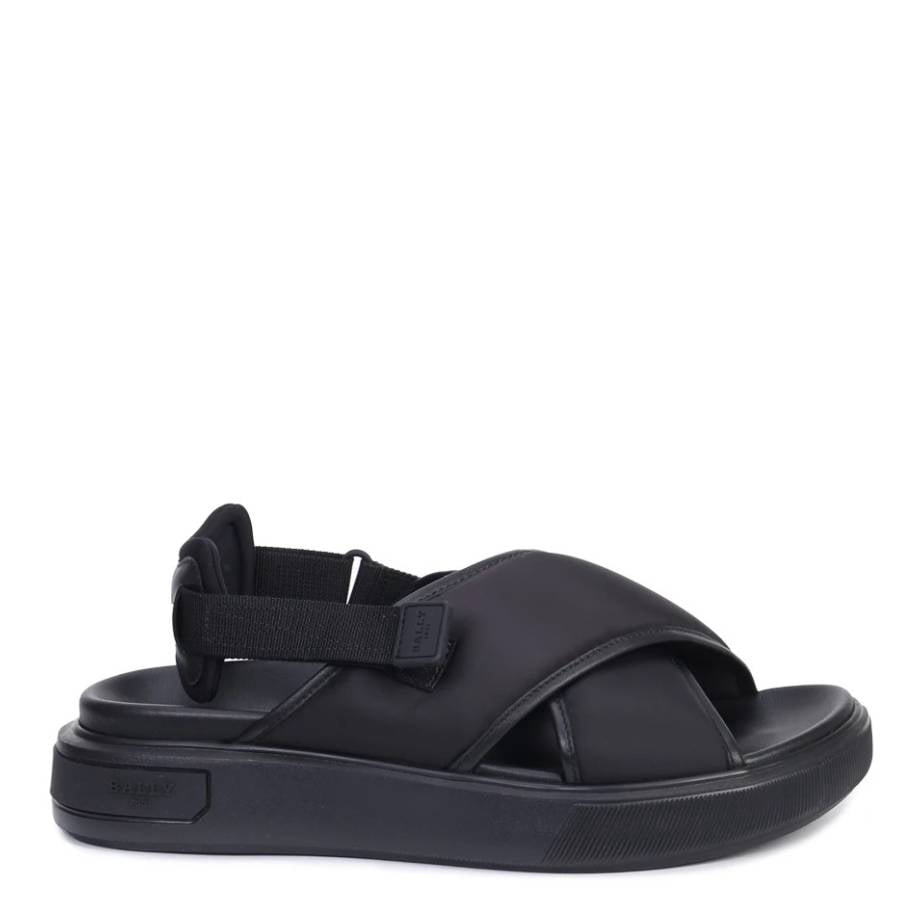 Bally Jodye Crossover-Straps Flat Sandals, Brand Size 37 ( US Size 6.5 ...