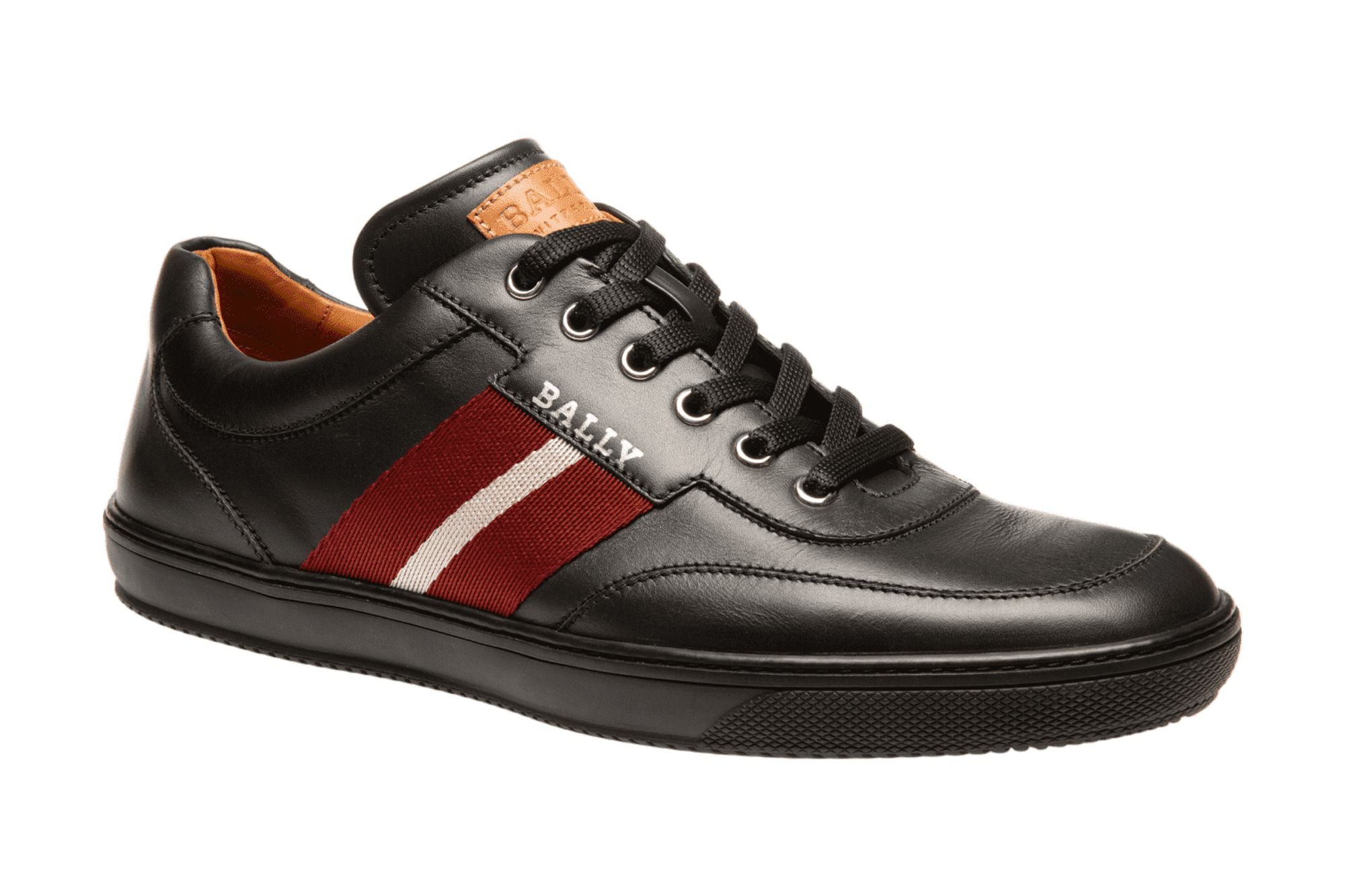 Bally Oriano Men's 6240312 Black Leather Sneaker MSRP $560 NEW (11 ...