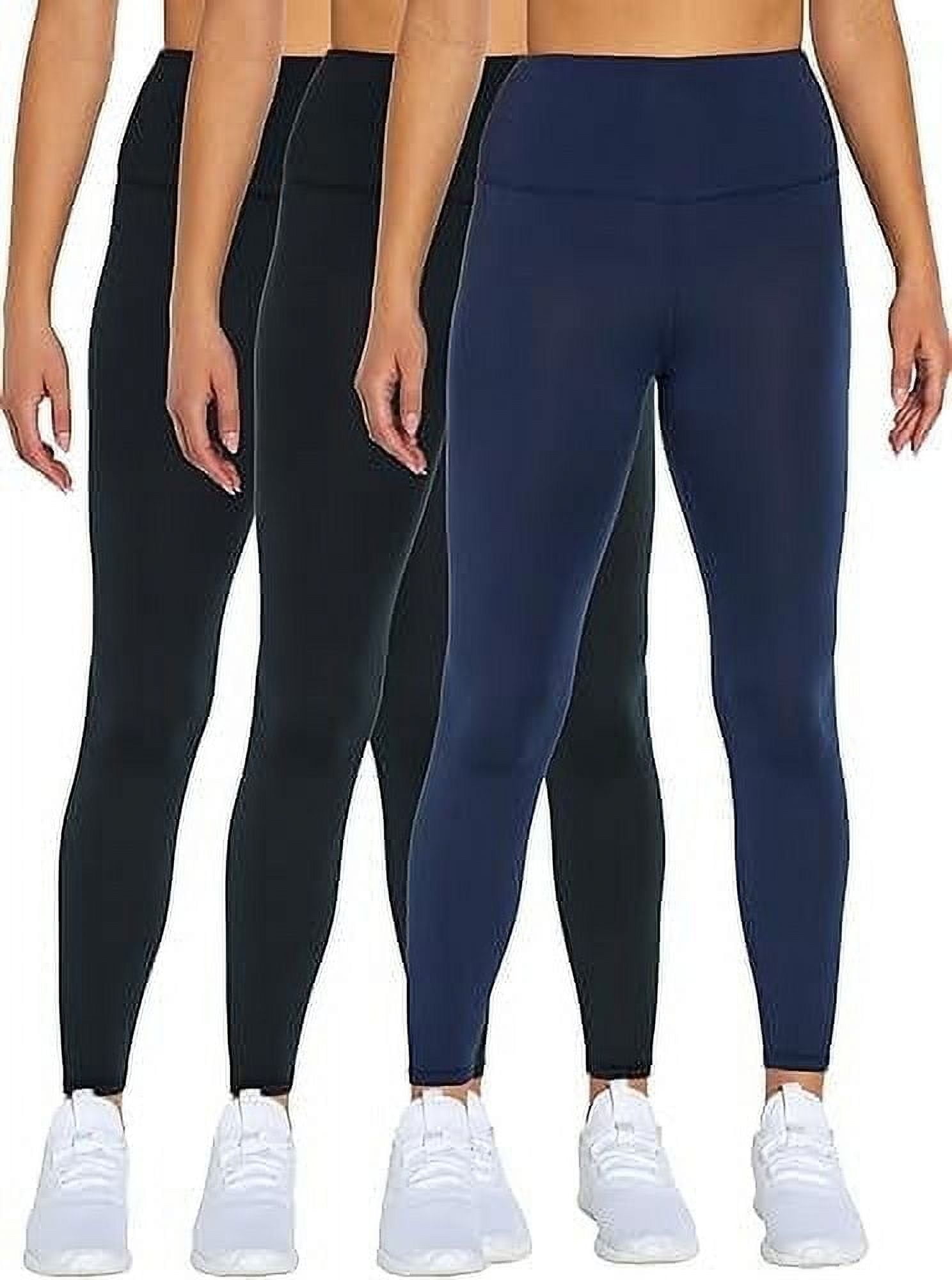 Bally Total Fitness Women's Standard 3 Pack High Rise Legging - Walmart.com