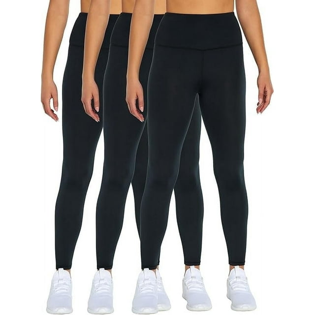 Bally Total Fitness Women's Standard 3 Pack High Rise Legging - Walmart.com