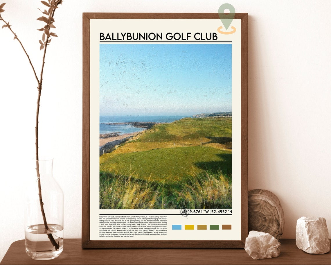Ballybunion Golf Club Print, Ballybunion Golf Club Poster, Ballybunion ...