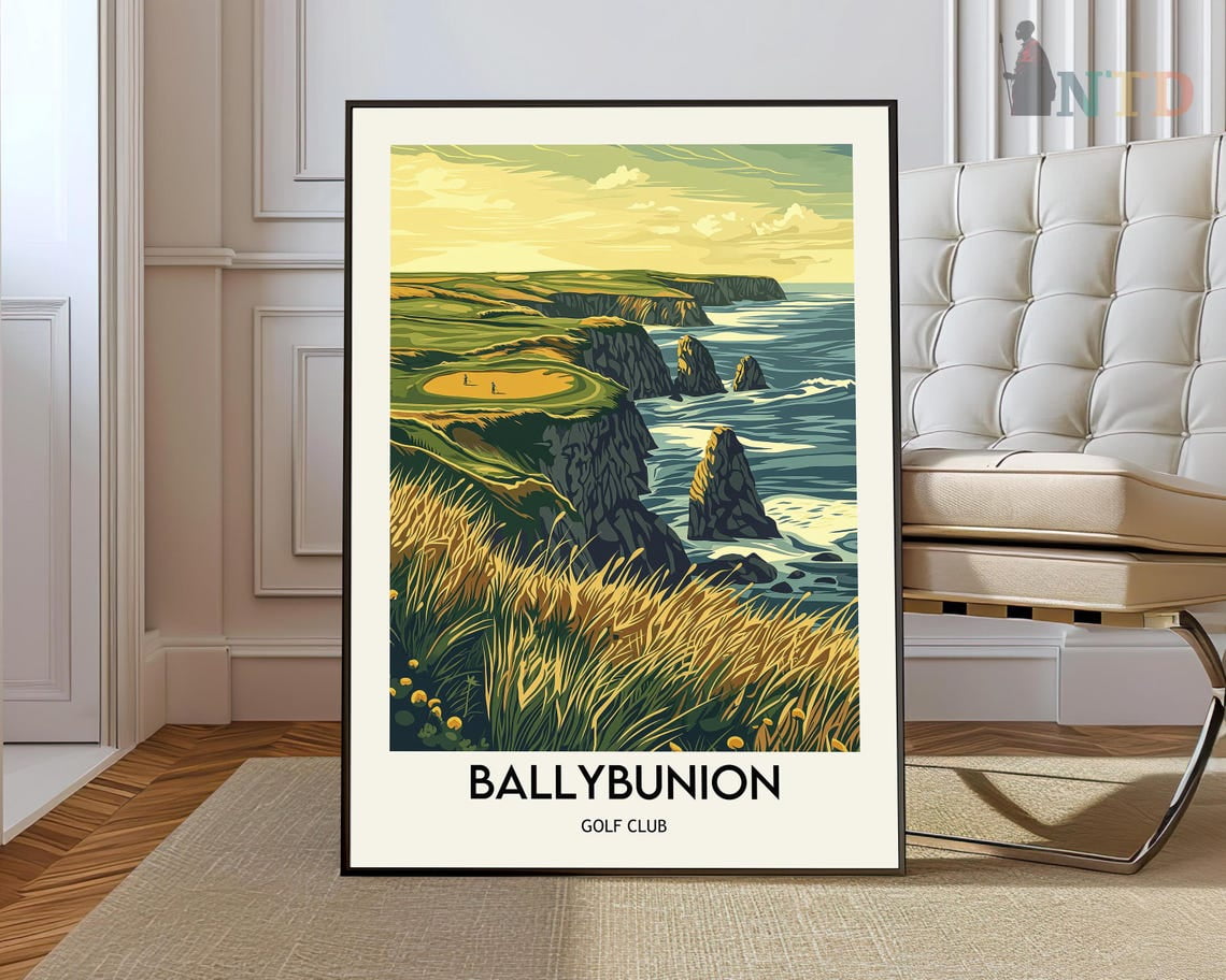 Ballybunion Golf Club Print, Ballybunion Golf Club Poster, Ballybunion ...