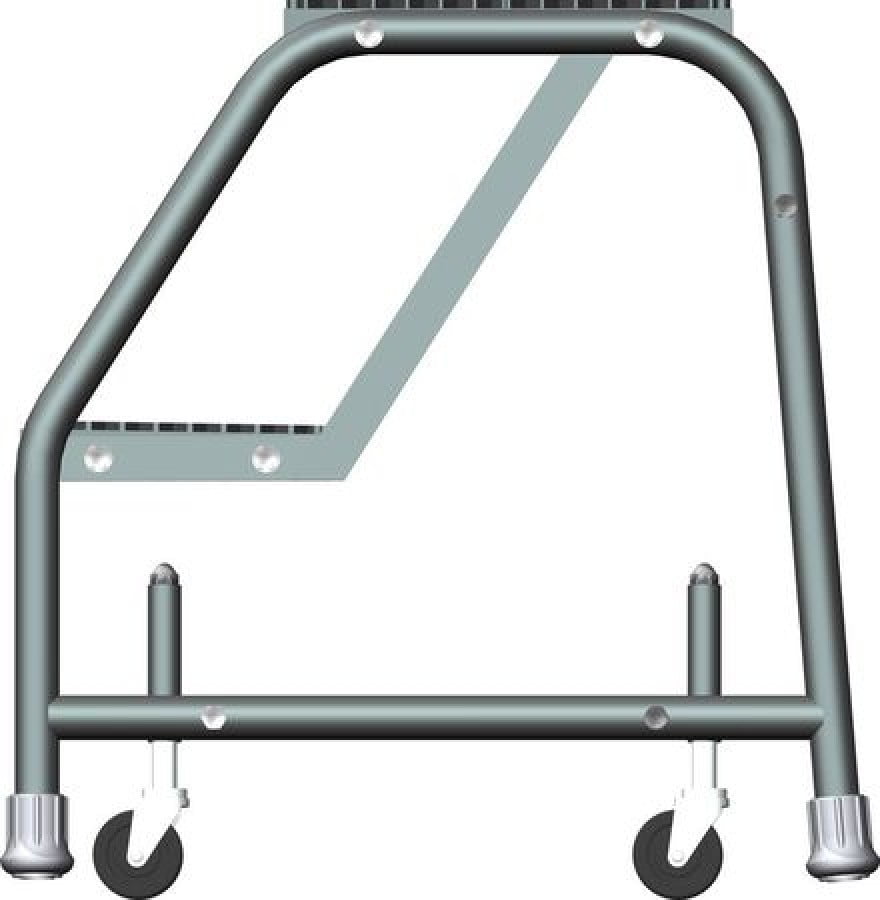 Ballymore 218XSU Steel Standard Rolling Ladder with Spring Loaded ...