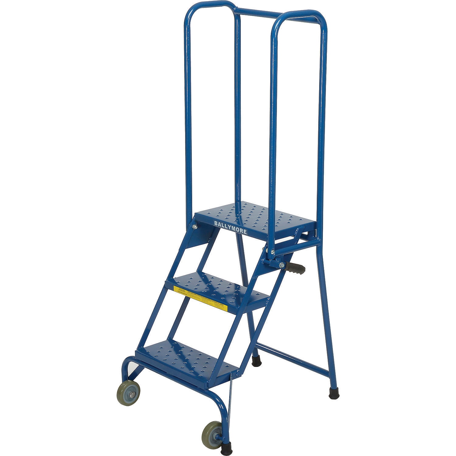 Ballymore B935639 3 Step Modified Lock-N-Stock Folding Ladder - Blue ...