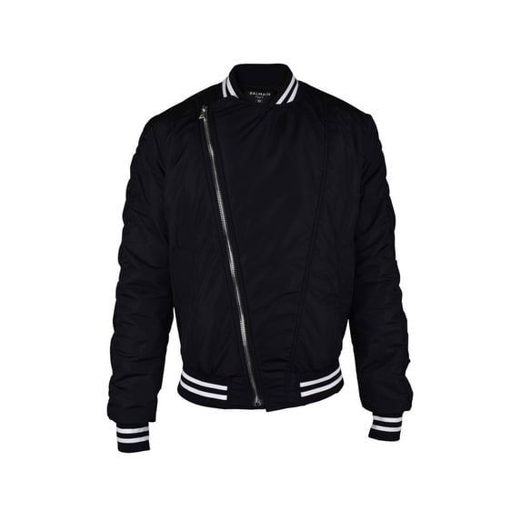 Balmain Black Nylon Jacket With Large Logo (Men's) - Walmart.com