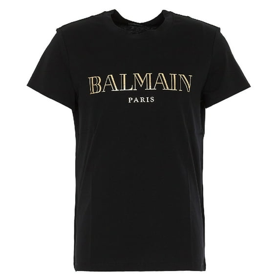 Balmain Logo Embossed Cotton T Shirt, Size Small - Walmart.com