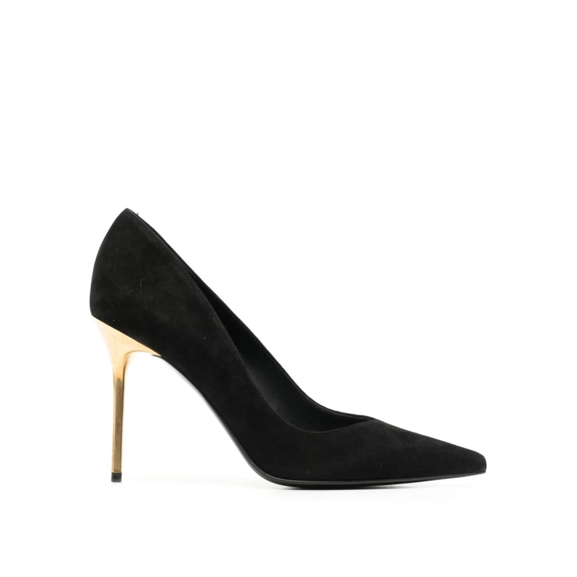 Balmain Pointed Toe Suede Pumps Black (Women's) - Walmart.com