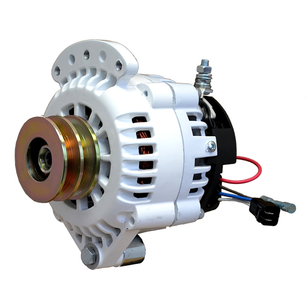 Balmar Alternator 100 AMP 12V 1-2" Single Foot Spindle Mount Dual Vee ...