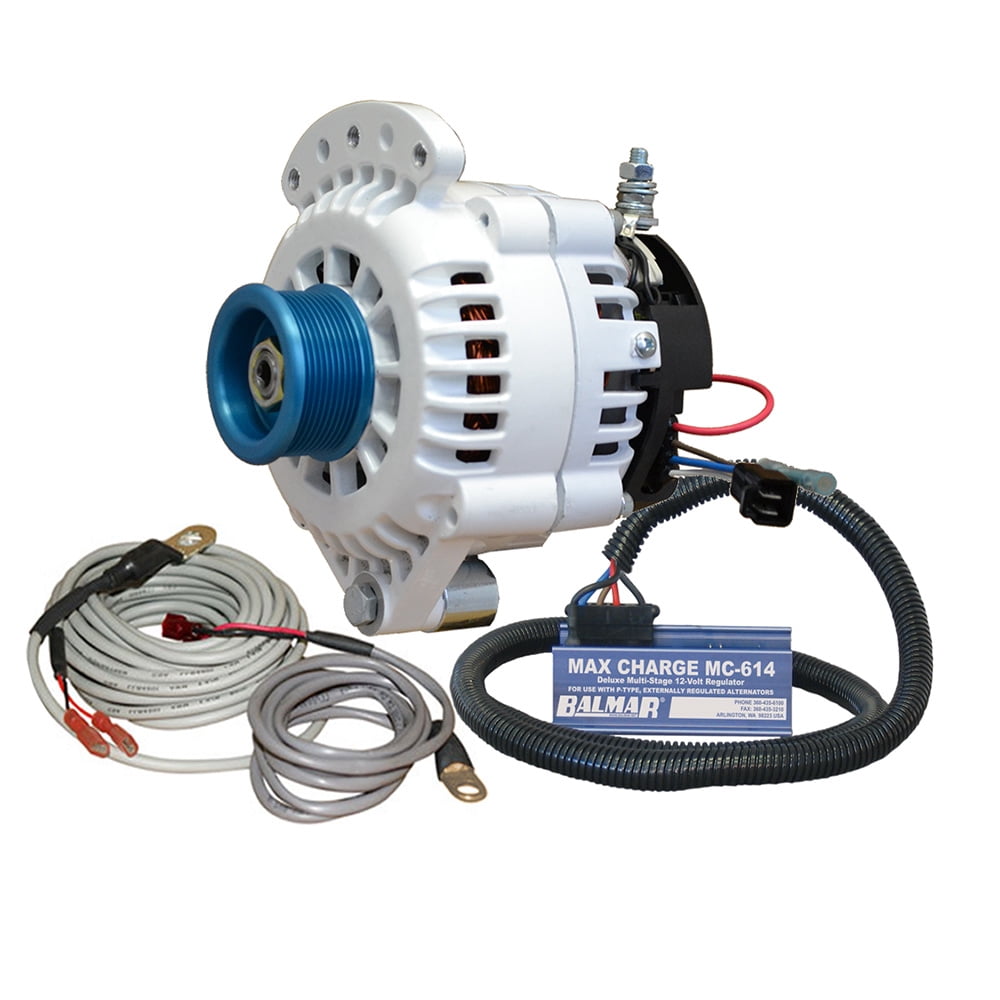 Balmar Alternator 100 AMP Kit 12V 1-2" Single Foot Spind... [621-VUP-MC ...