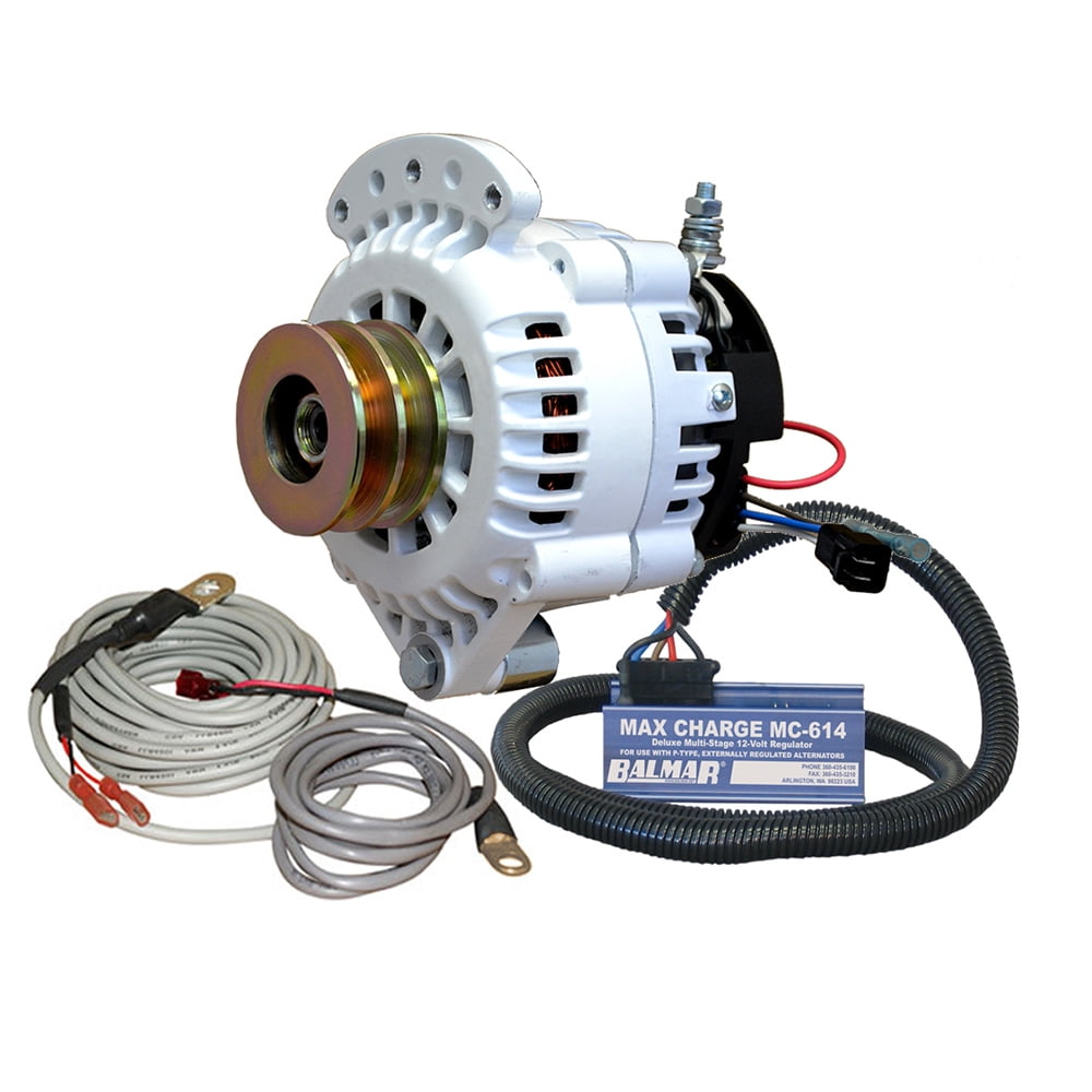 Balmar Alternator 120 AMP 12V 1-2" Single Foot Spindle Mo... [621-VUP ...