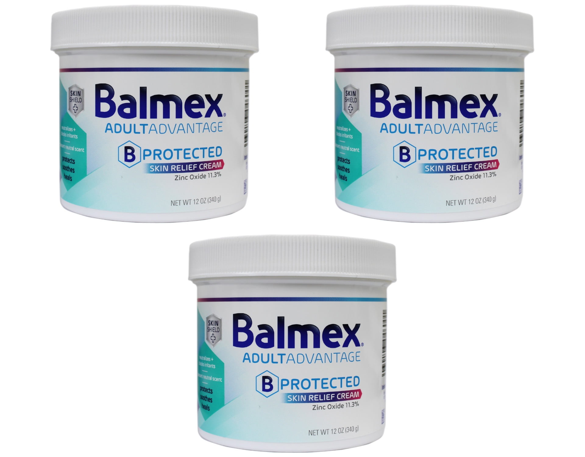 Balmex Adult Care Rash Cream 12 oz (Pack of 3) - Walmart.com