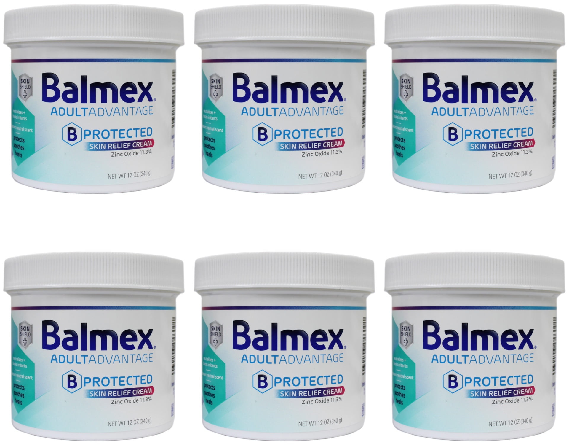 Balmex Adult Care Rash Cream 12 oz (pack of 6) - Walmart.com