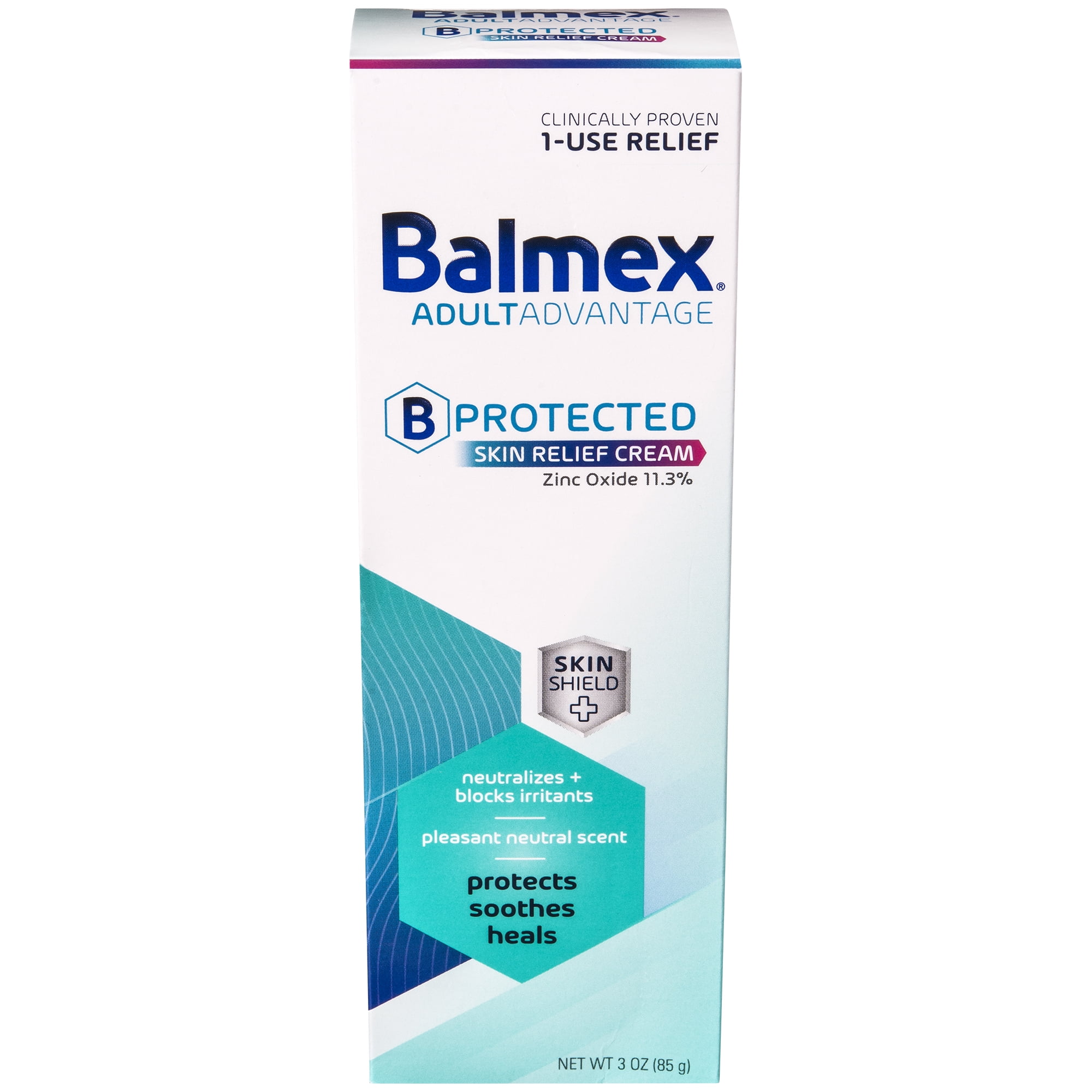 Balmex AdultAdvantage BProtected Skin Relief Adult Rash Cream, 3oz HSA ...