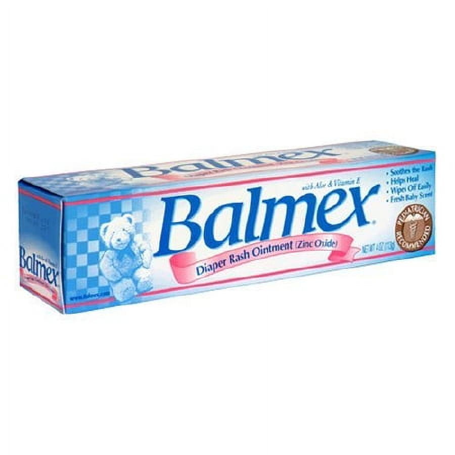 Balmex Complete Protection Diaper Rash Cream, 4oz Tube HSA/FSA Eligible ...