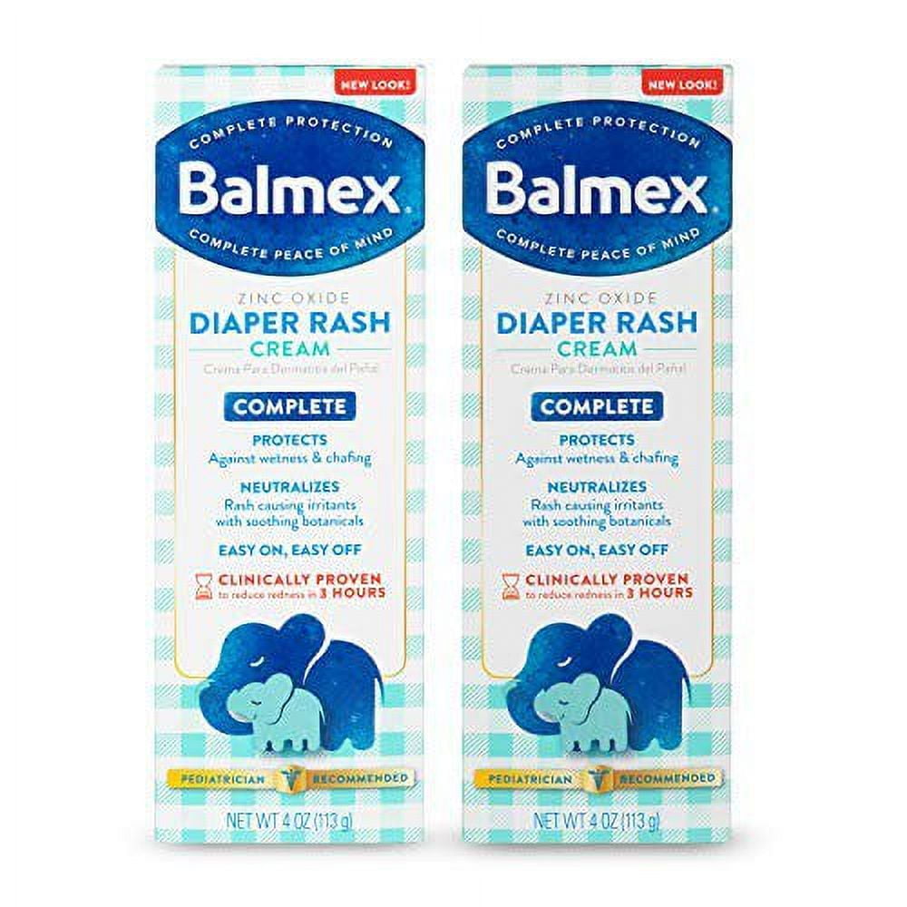 Balmex Diaper Rash Cream 4 Oz. 2 Pack - Walmart.com