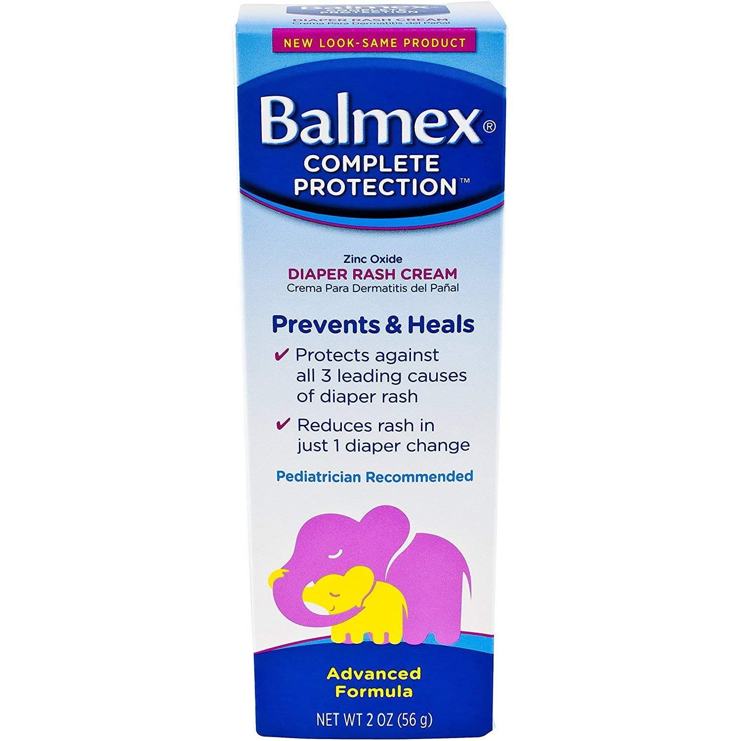 Balmex Complete Protection Diaper Rash Cream, 2 Oz, 2 Pack - Walmart.com