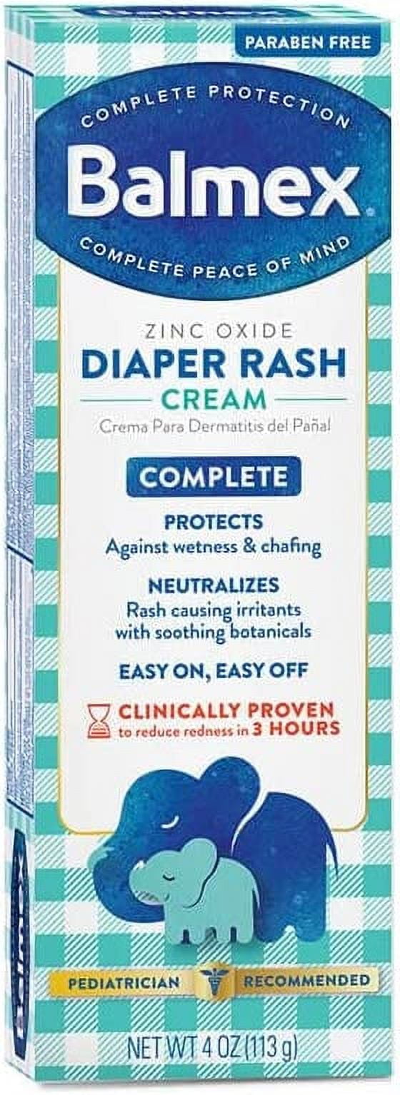 Balmex Zinc Oxide Diaper Rash Cream 4 oz. - Walmart.com