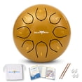 Balmy Drum Steel Tongue Drum 6 inch 8 Notes 440Hz, Handpan Drum with ...