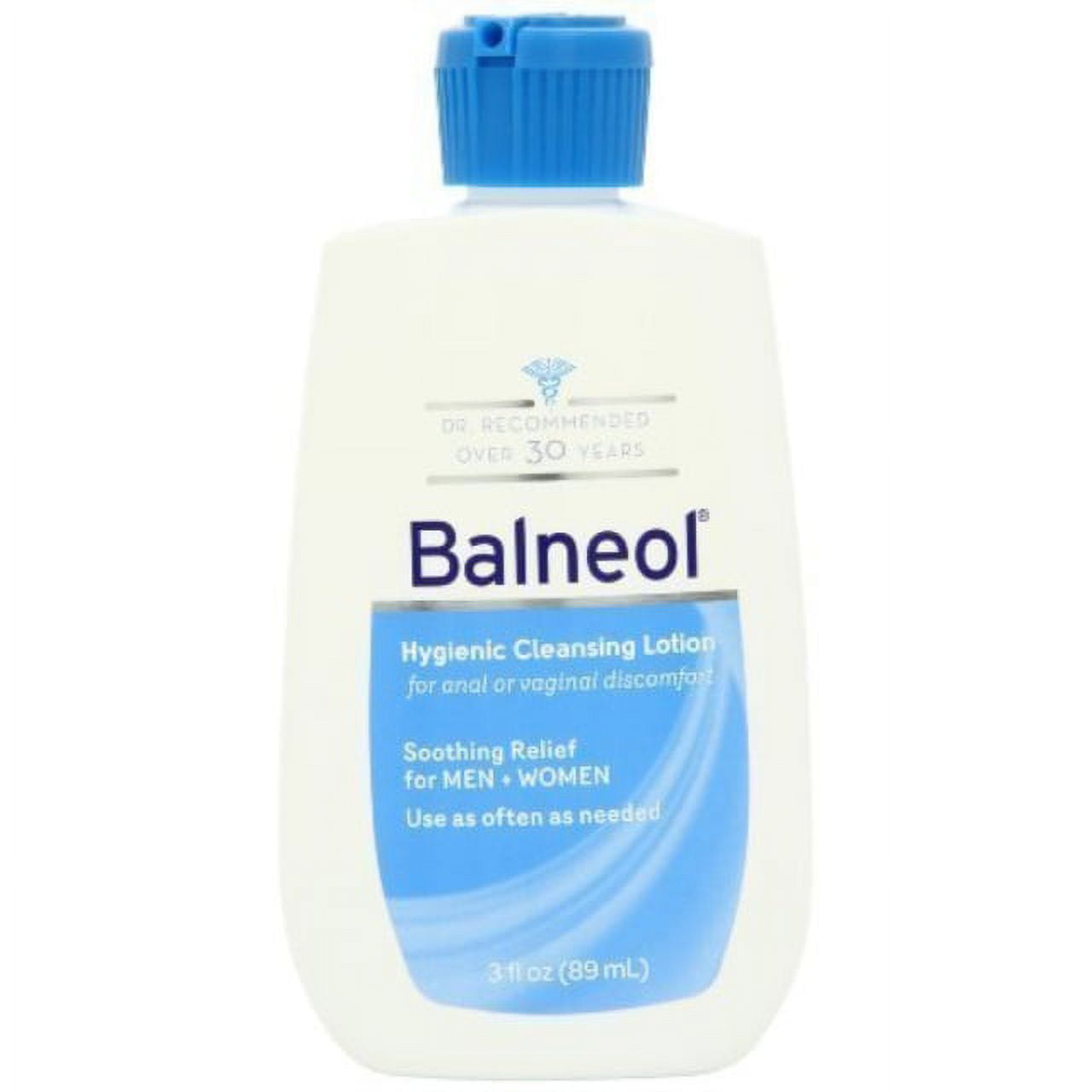 Balneol Hygienic Cleansing Lotion Bottles, 3 Fl Oz (Pack of 6 ...