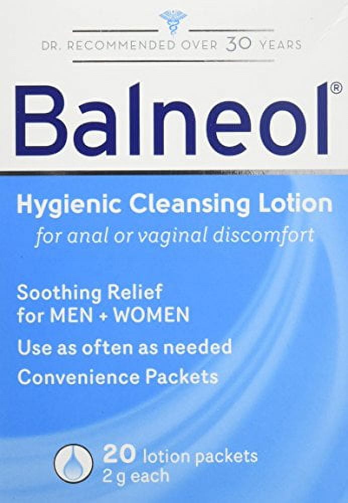 Balneol Hygienic Cleansing Lotion, Convenience Packets 20 Ea - Walmart.com