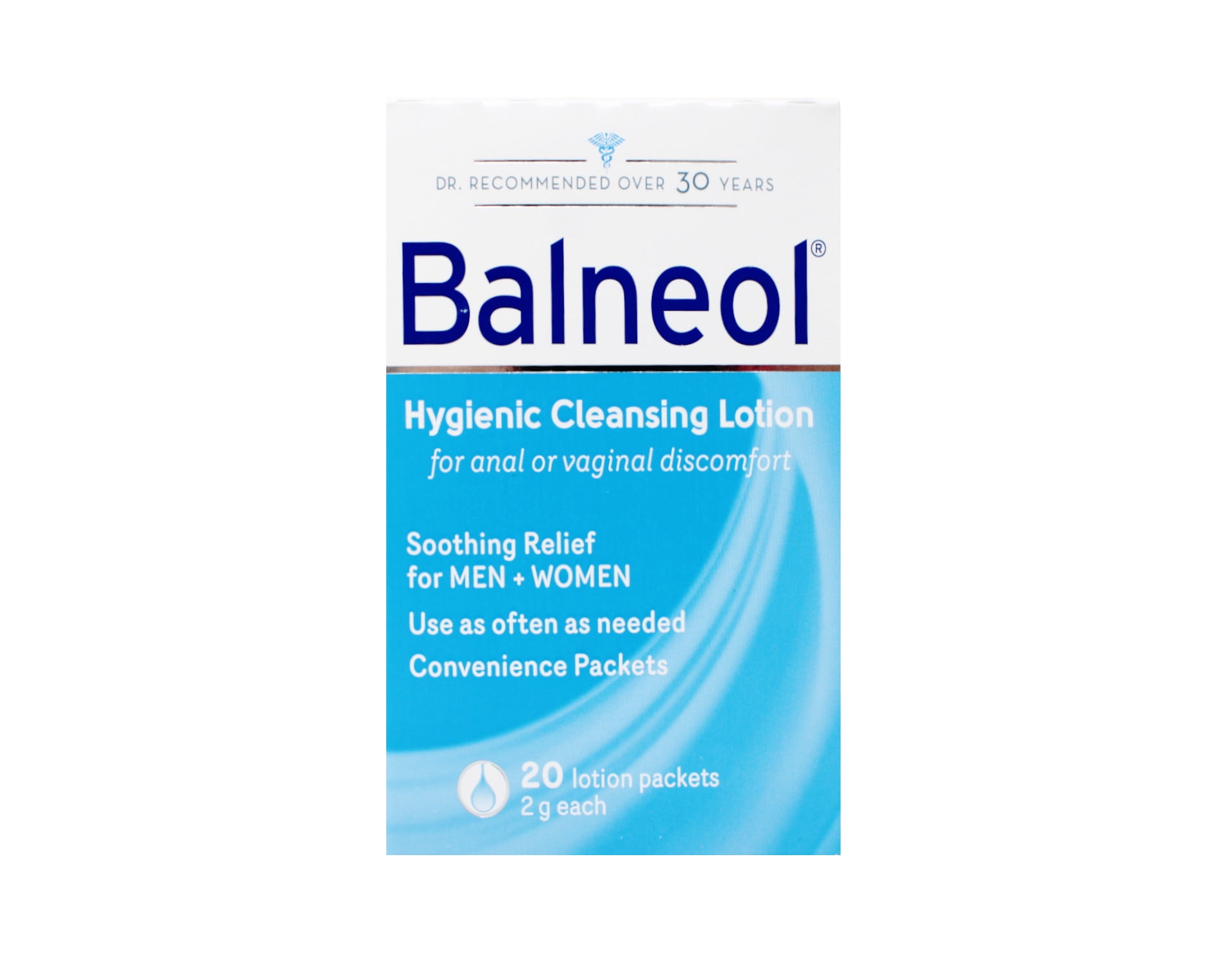 Balneol Hygienic Cleansing Lotion Packets, Vaginal Protection, Perineal ...
