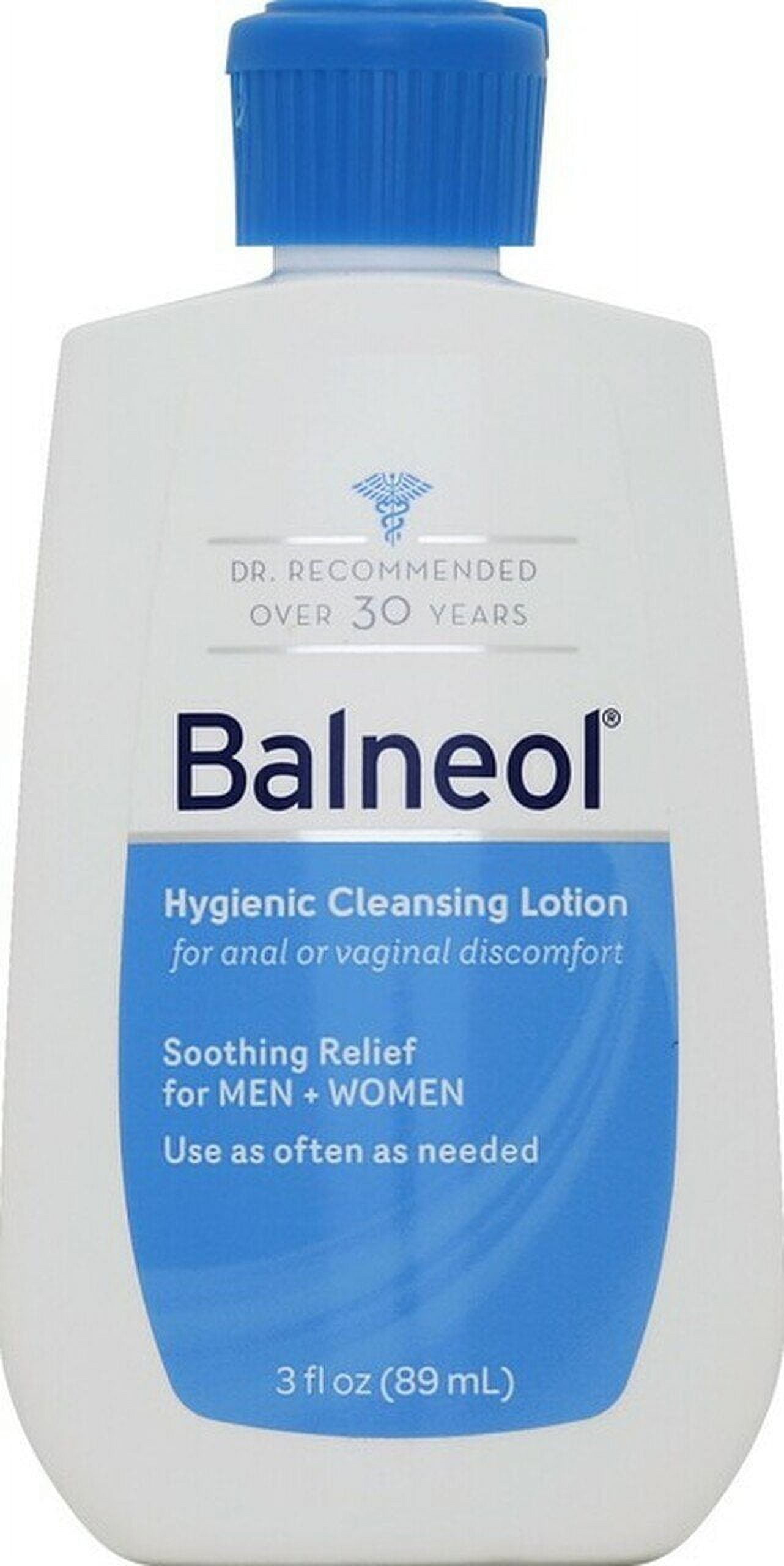Balneol Hygienic Cleansing Lotion, Soothing Relief, Travel Size, 3 oz ...