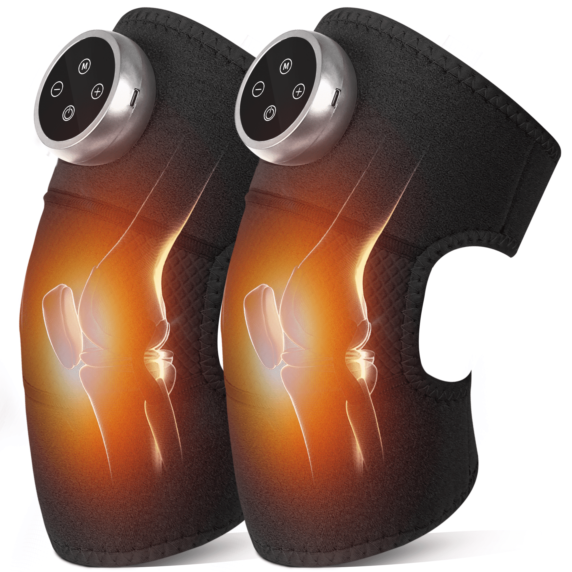 Balomy Knee Massager, 3 in 1 Cordless Massager for Knee, Shoulder ...