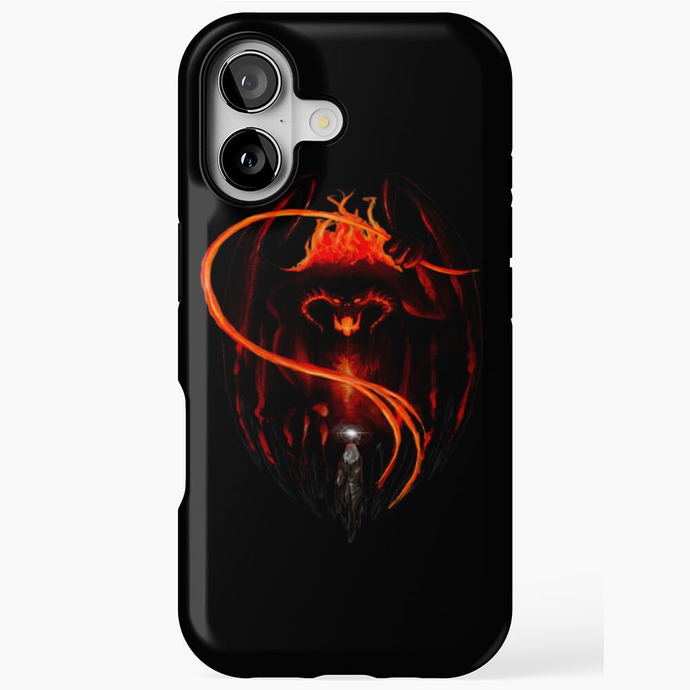 Balrog Fantasy Inspired Artistic Graphic Artwork Case iPhone 17 through ...