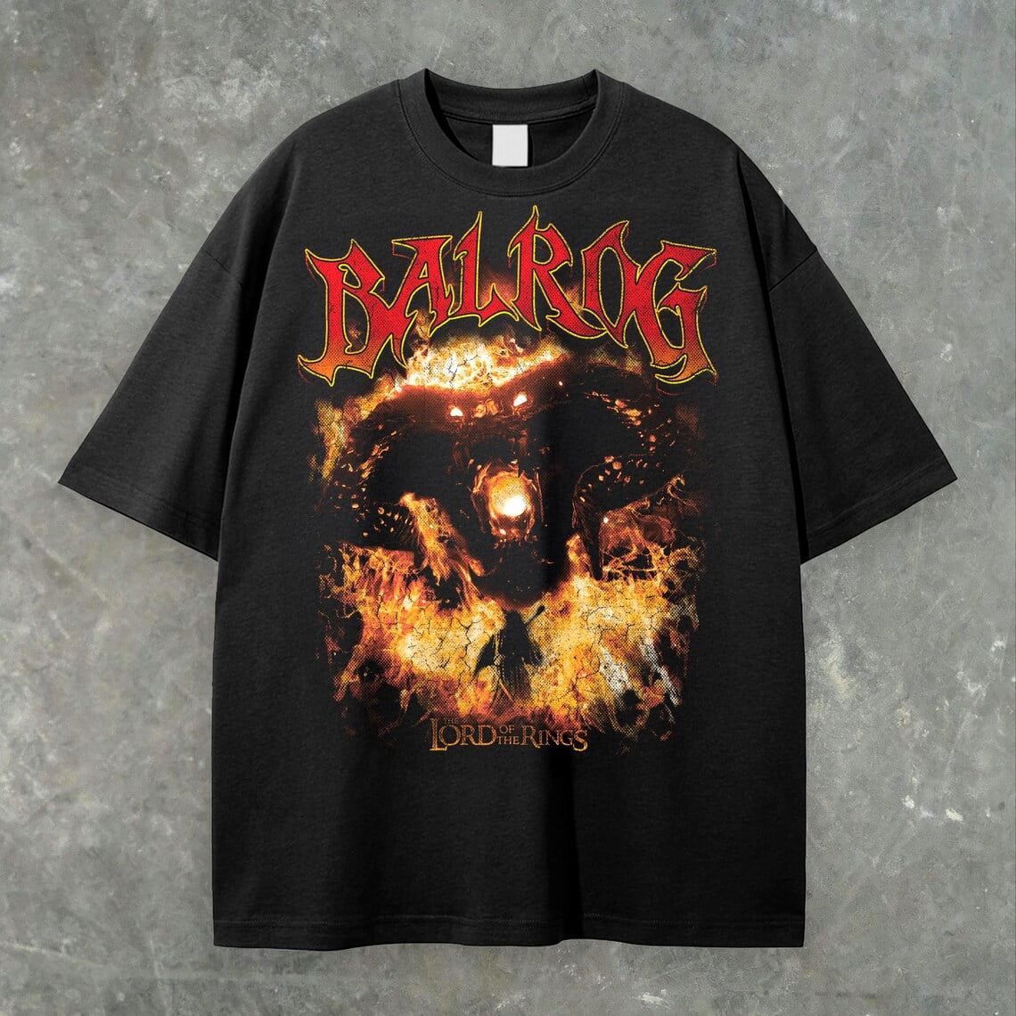 Balrog Shirt Lord of the Rings Tee, Fantasy Balrog Graphic Shirt, Sauron’s Demon Unisex T-Shirt ...