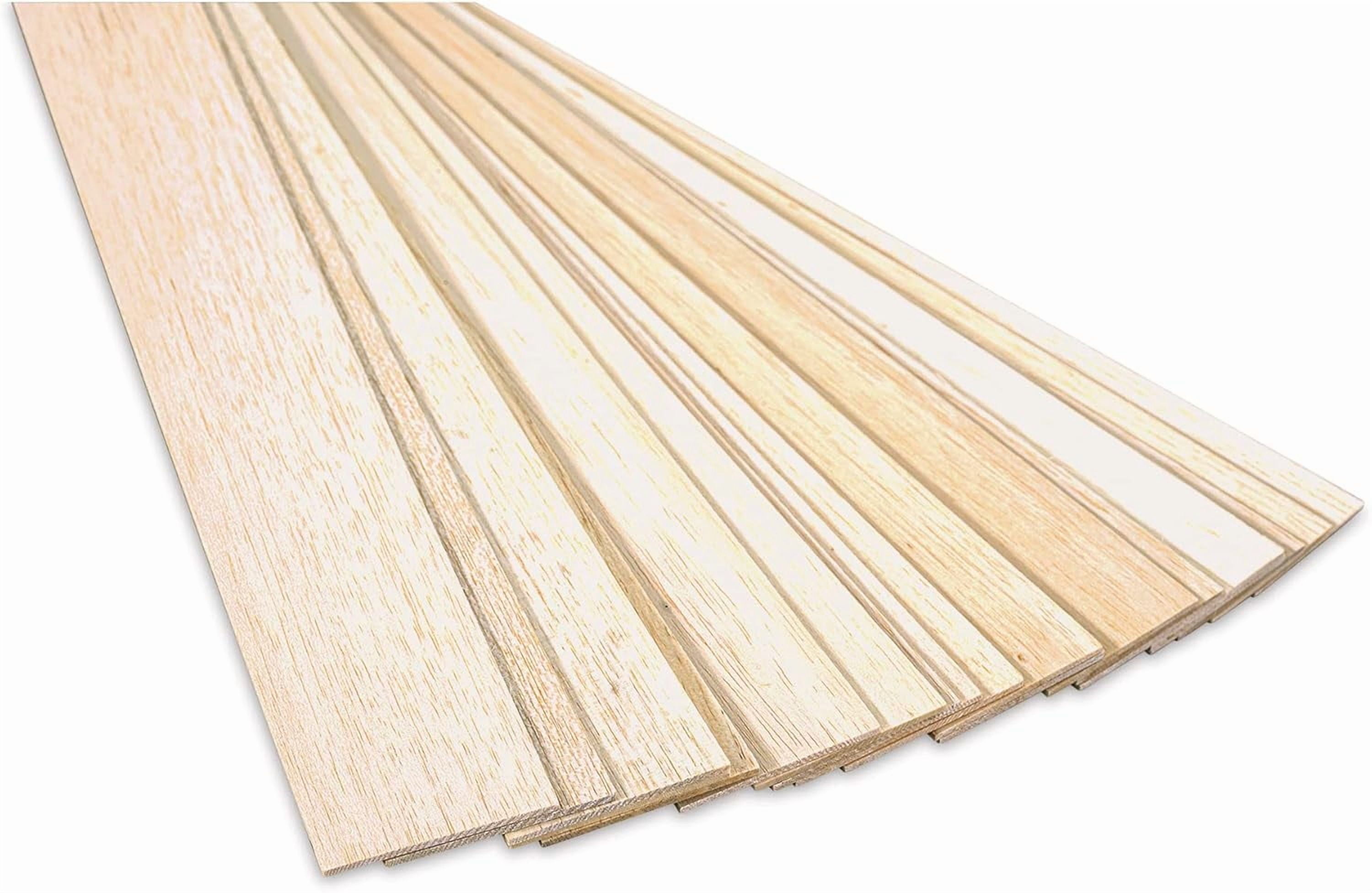 Balsa Wood 1/8 X 3 X 36in (10) - Quantity is Listed in Parenthesis in ...