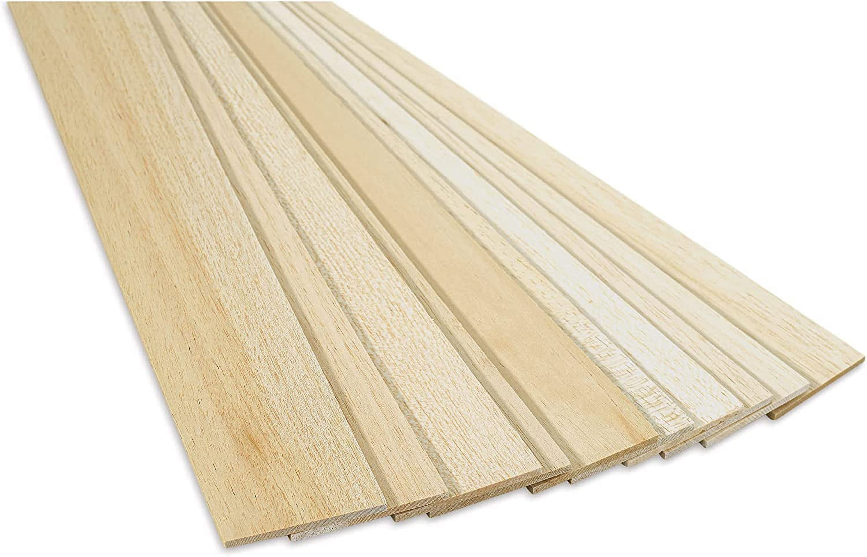 Balsa Wood 3/16 X 3 X 36in (5) - Quantity is Listed in Parenthesis in ...