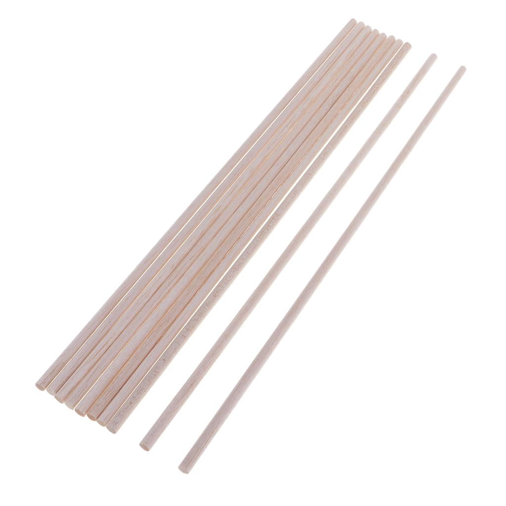 Balsa Wood Dowel Rods, 5mm Diameter, Assorted Lengths (5cm, 12cm, 30cm ...