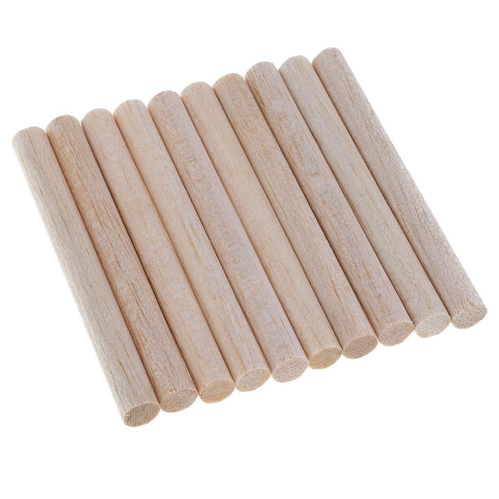 Balsa craft Round Sticks for Christmas Ornament 50 200mm Pieces 100mm ...