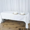 BalsaCircle Black 90" x 132" Cotton Blend Rectangular Tablecloth ...