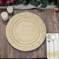 BalsaCircle 10 Champagne 13" Round Disposable Paper Charger Plates ...