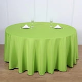 BalsaCircle 10 Pieces 120" Apple Green Round Polyester Tablecloths ...