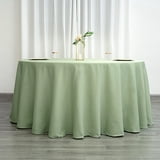 BalsaCircle 10 Pieces 120" Sage Green Round Polyester Tablecloths Linens Kitchen Dining Banquet ...