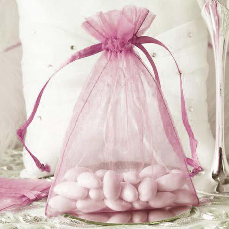 BalsaCircle 10 Pieces 5" x 7" Organza Favor Bags Party Favors Jewelry ...