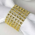 BalsaCircle 10 Pieces Diamond Napkin Rings Table Top Decorations Gold ...
