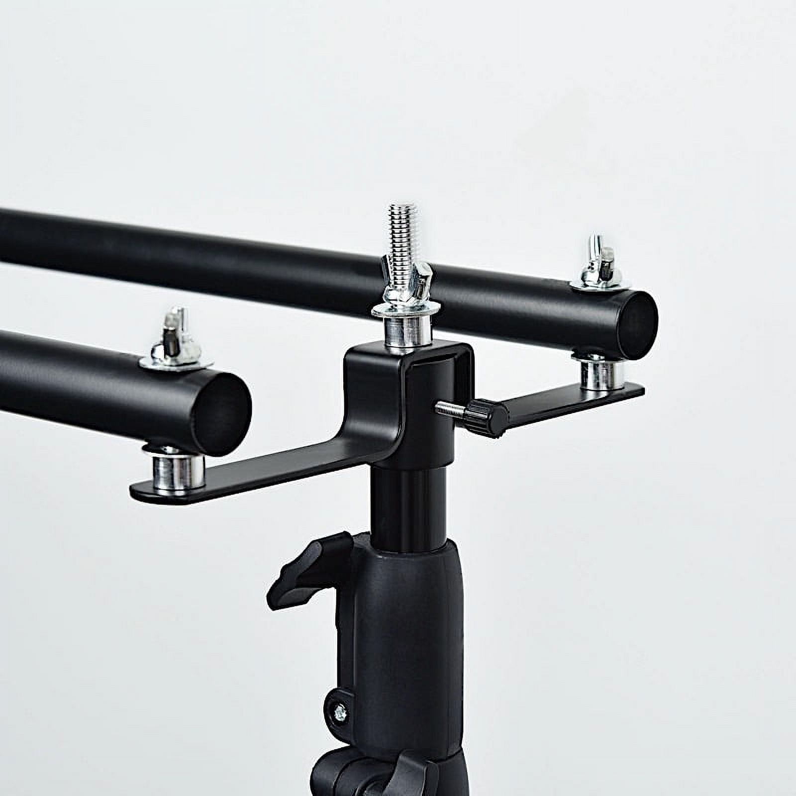 BalsaCircle 10ft Double Cross Bars Backdrop Stand Kit, Adjustable Poles ...