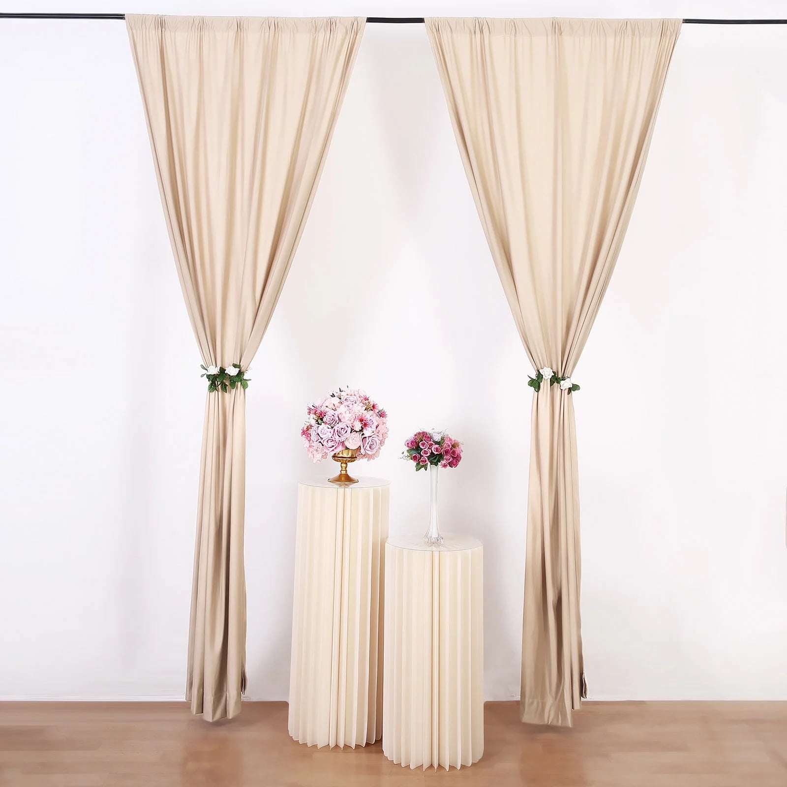 Balsa Circle 10 feet x 10 feet Polyester Professional Backdrop Curtains ...