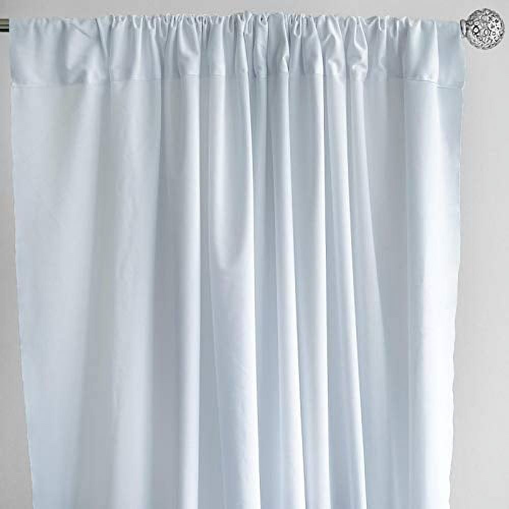 BalsaCircle 10 ft x 10 ft White Polyester Photography Backdrop Drapes ...