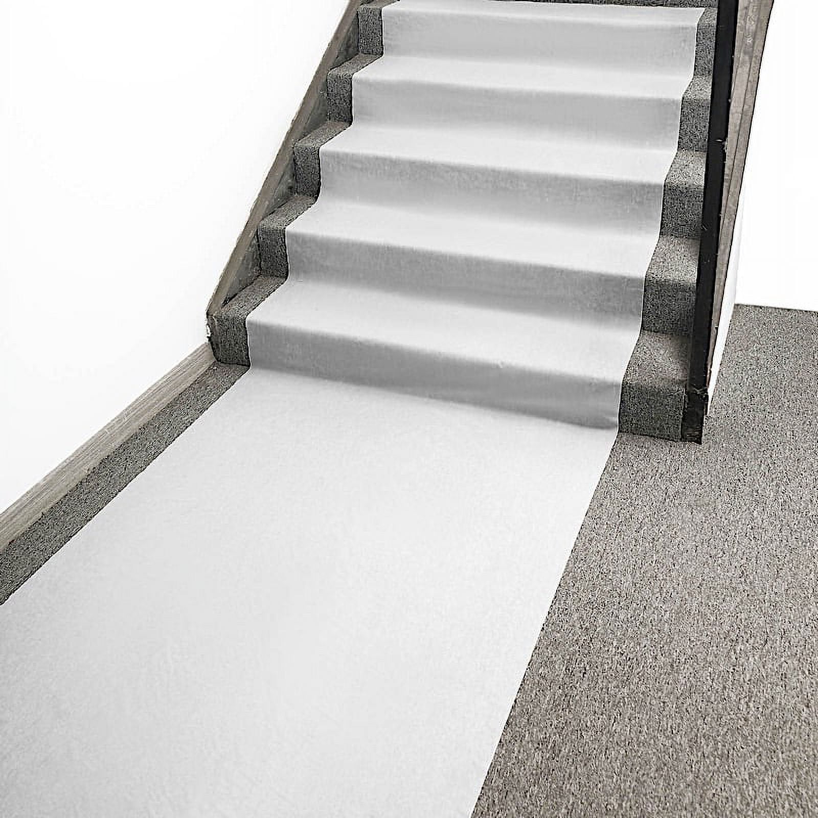 BalsaCircle 100 Feet White PVC Aisle Solid Runner Runway Carpet Indoor ...