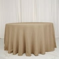 "BalsaCircle 108"" Natural Faux Burlap Tablecloth - Mantel Fiesta ...