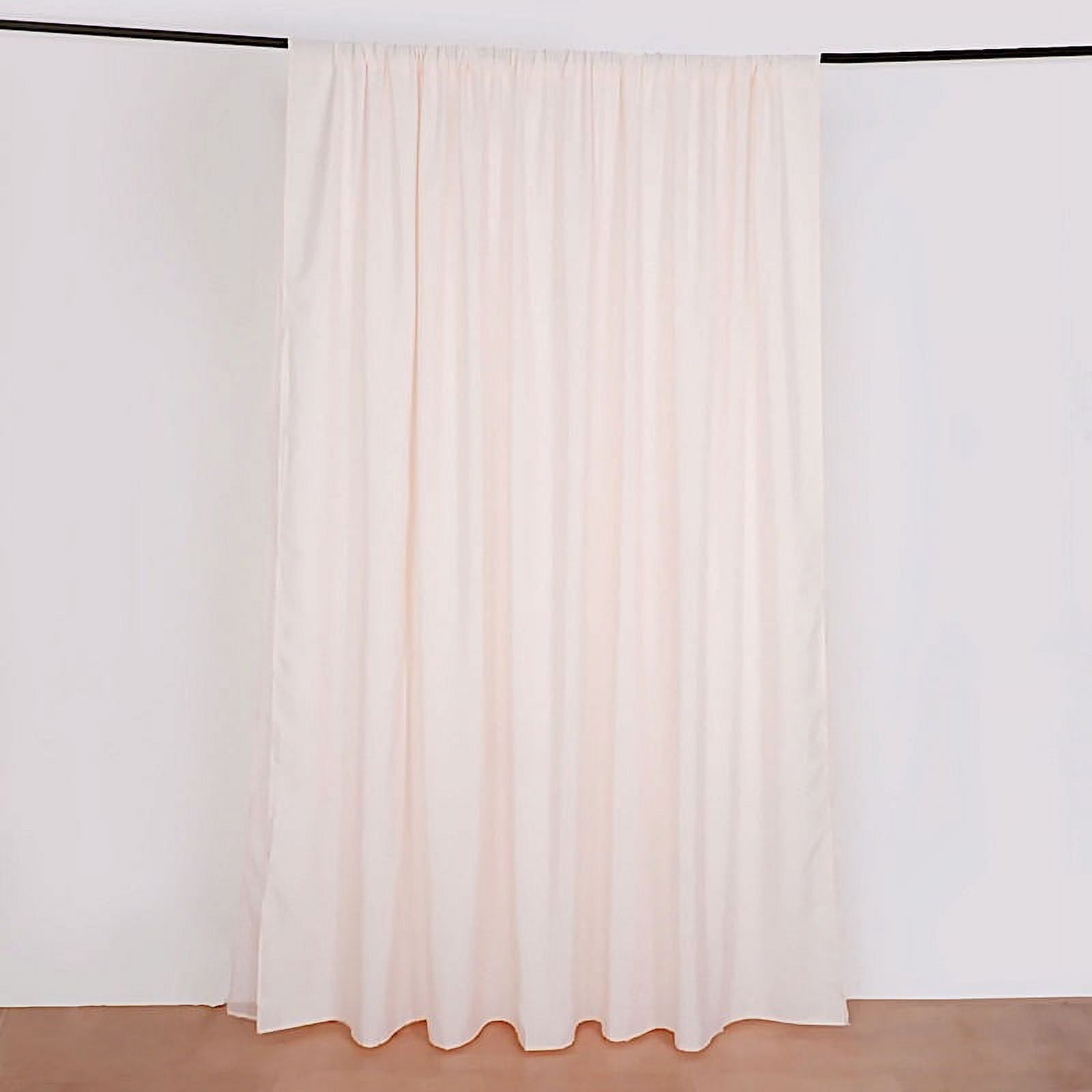 BalsaCircle 10x10 feet Dual Layer Polyester Sheer Chiffon Backdrop ...
