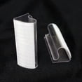 BalsaCircle 12 Clear 0.4" Plastic Table Skirt Clips Wedding Reception ...
