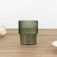 BalsaCircle 12 Hunter Green 7 oz Stackable Ribbed Reusable Plastic cups ...