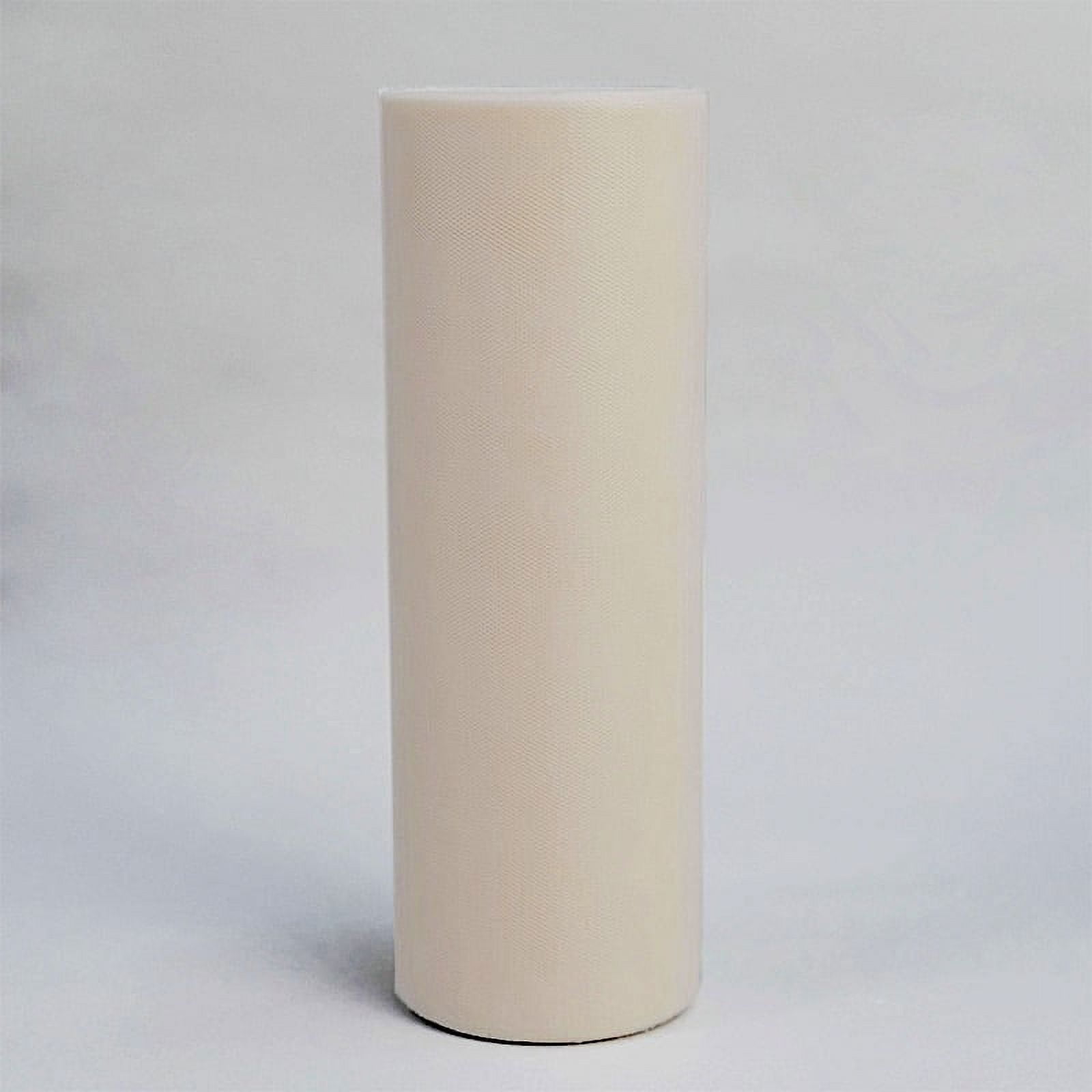 Balsa Circle 16" x 100 yards Wedding Tulle Roll Beige - Walmart.com